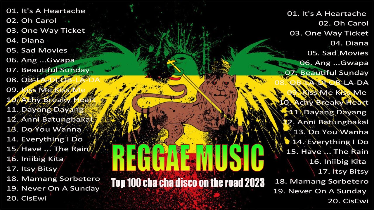 REGGAE MUSIC MIX 2023💖CHA CHA DISCO ON THE ROAD 2023 🌟 REGGAE NONSTOP ...