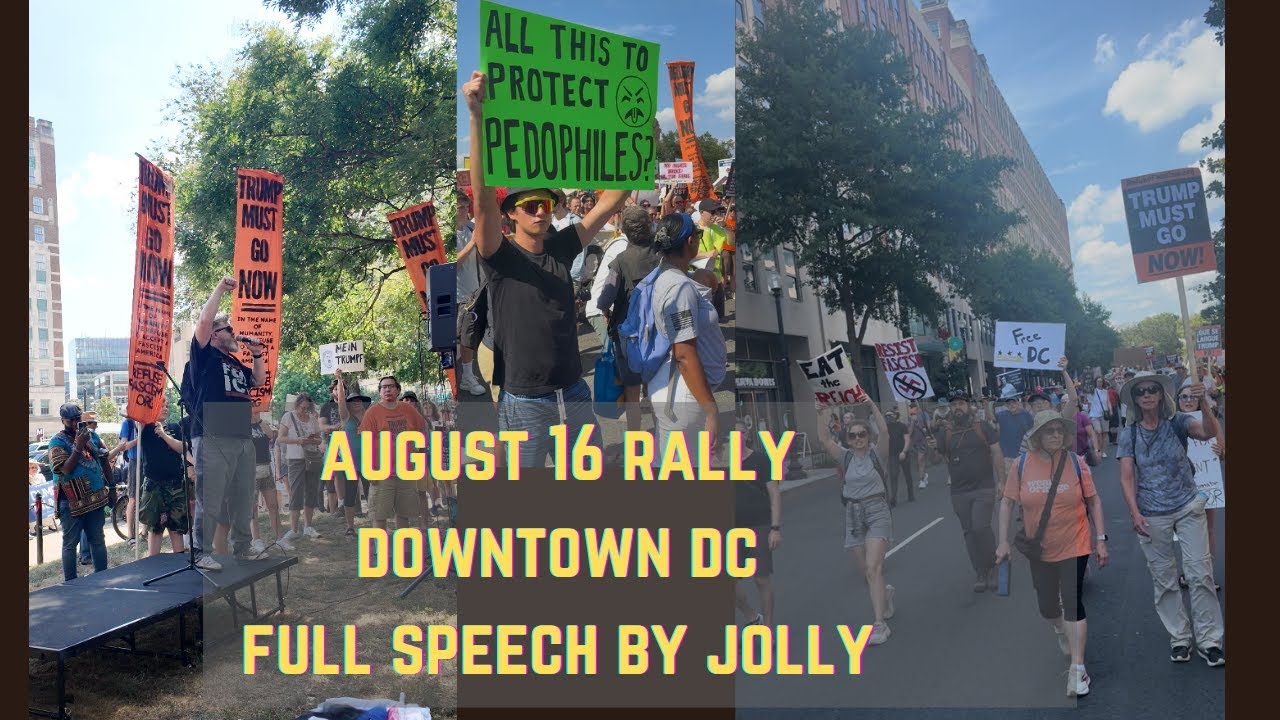 FULL SPEECH FROM AUGUST 16 RALLY IN DC - YouTube