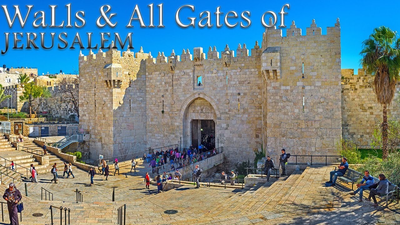 Walls & All Gates of JERUSALEM - A Very Long Walk - Christian - Jewish ...