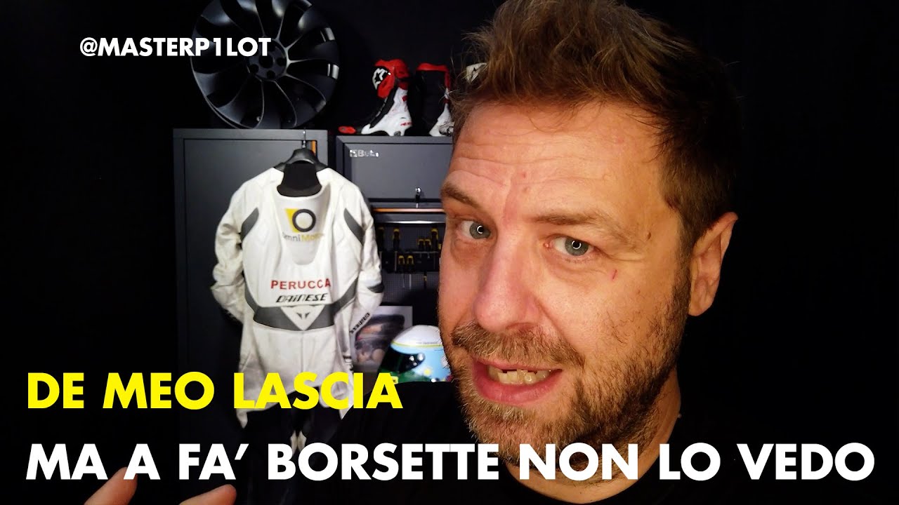 Non so...ma a fa' borsette nun ce lo vedo 🤔 | Luca De Meo LASCIA ...