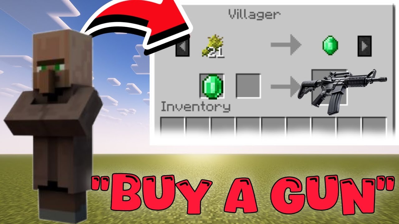 How did I bought a Gun in Minecraft - YouTube