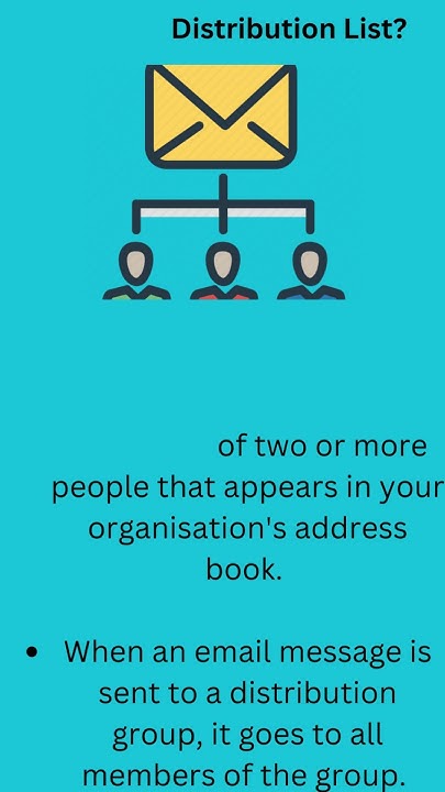 What is Distribution List ? - YouTube