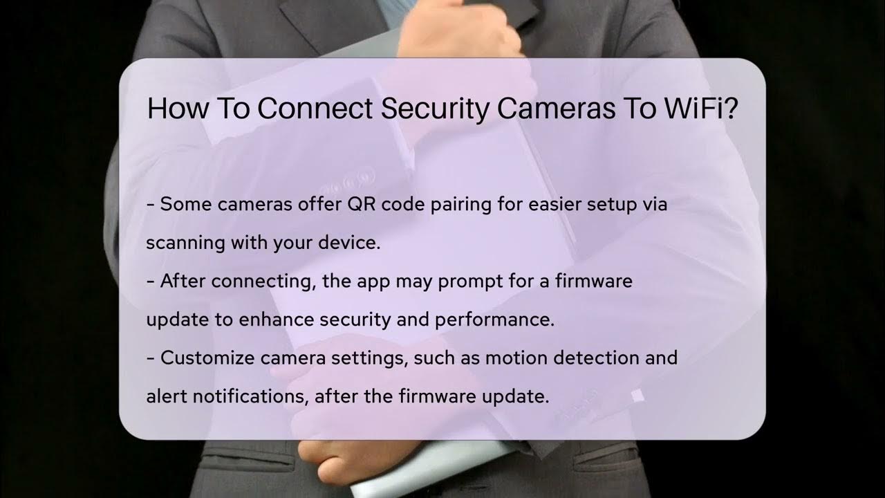 How To Connect Security Cameras To WiFi? - SecurityFirstCorp.com - YouTube
