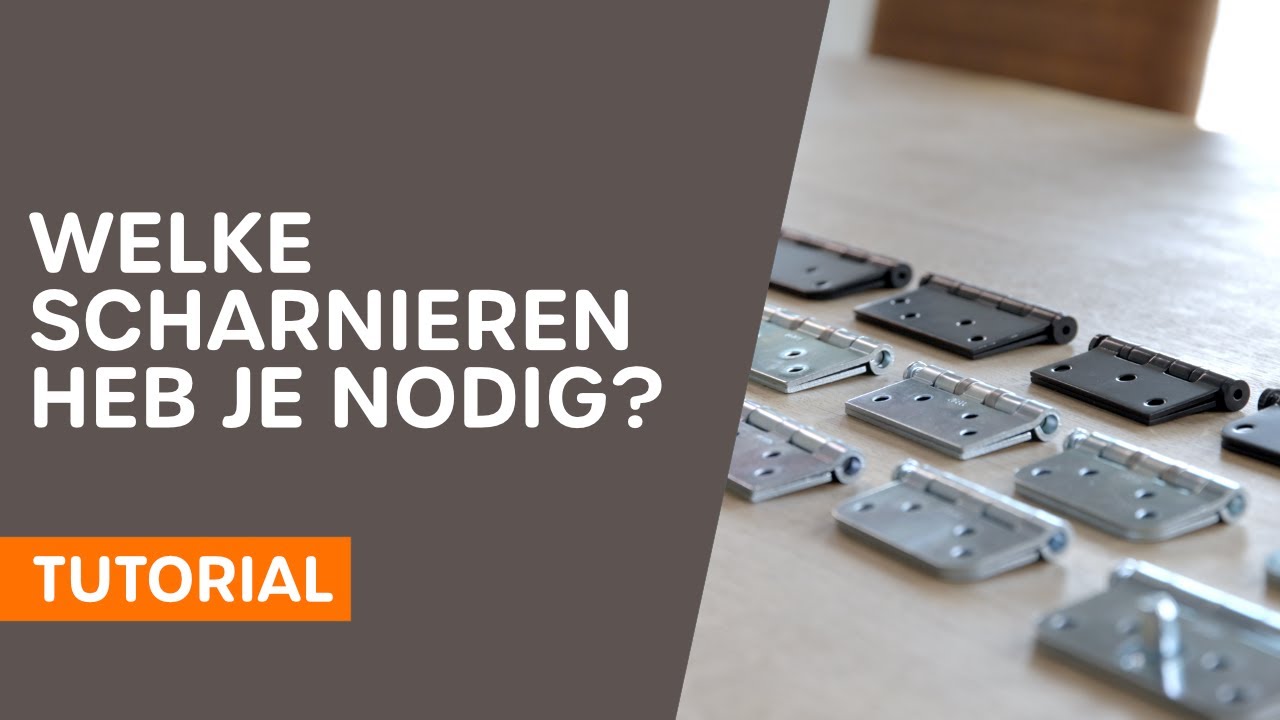 Welke scharnieren heb je nodig voor welke deur? | Voordeeldeuren.nl ...