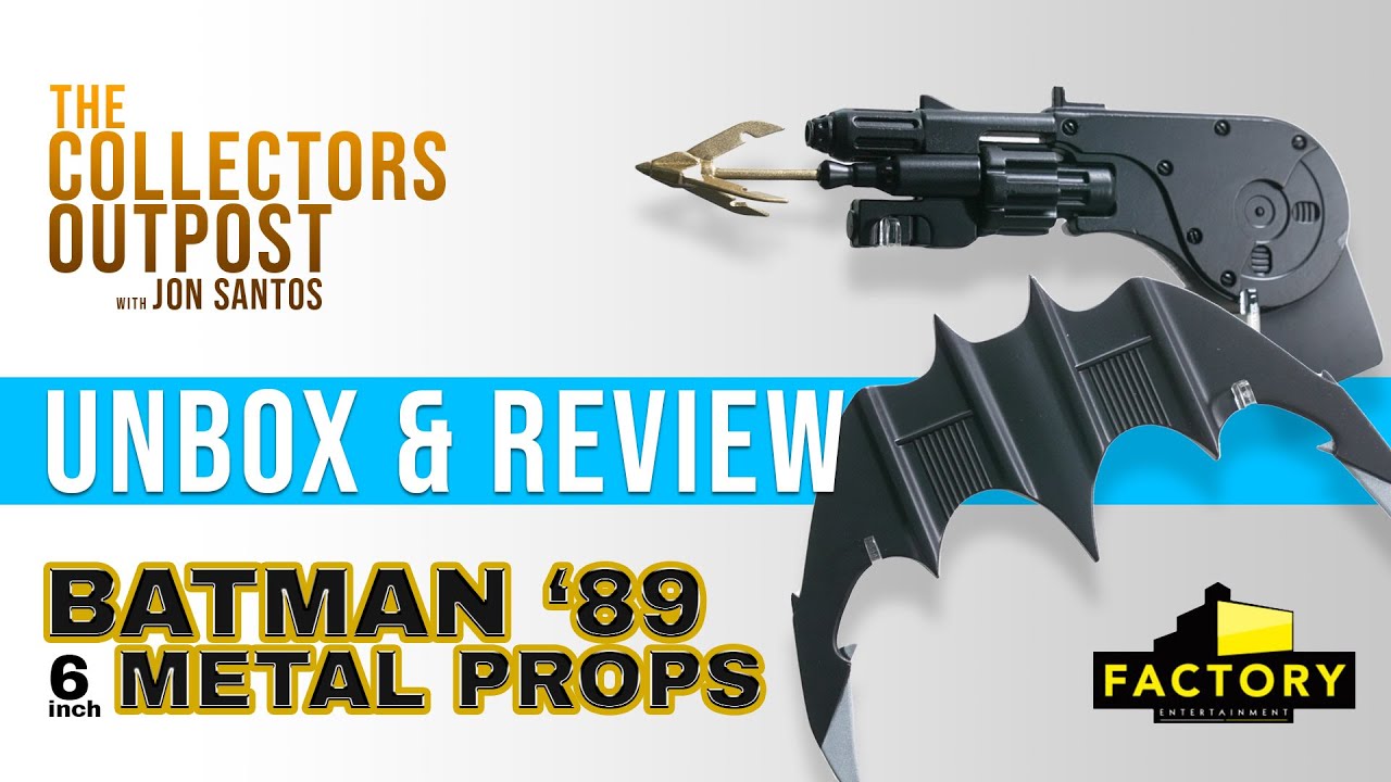 BATMAN '89 6inch Metal Props by Factory Ent. - YouTube