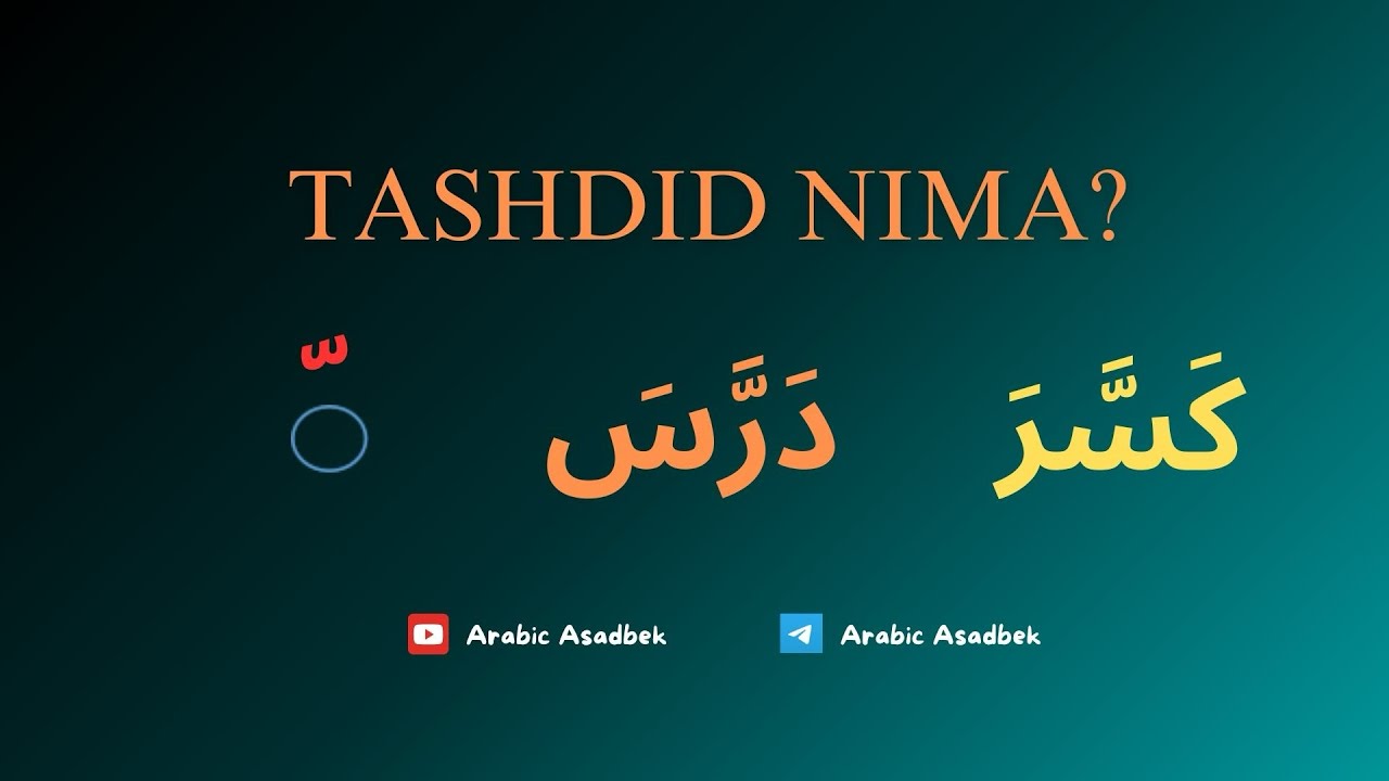 TASHDID NIMA? I Ustoz Asadbek - YouTube