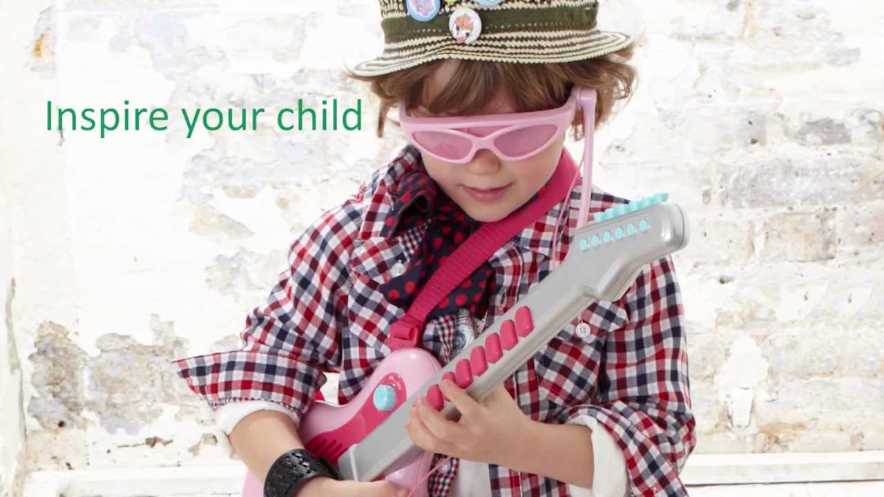 Early Learning Centre - RockStar Guitar Toy - Red and Pink - YouTube