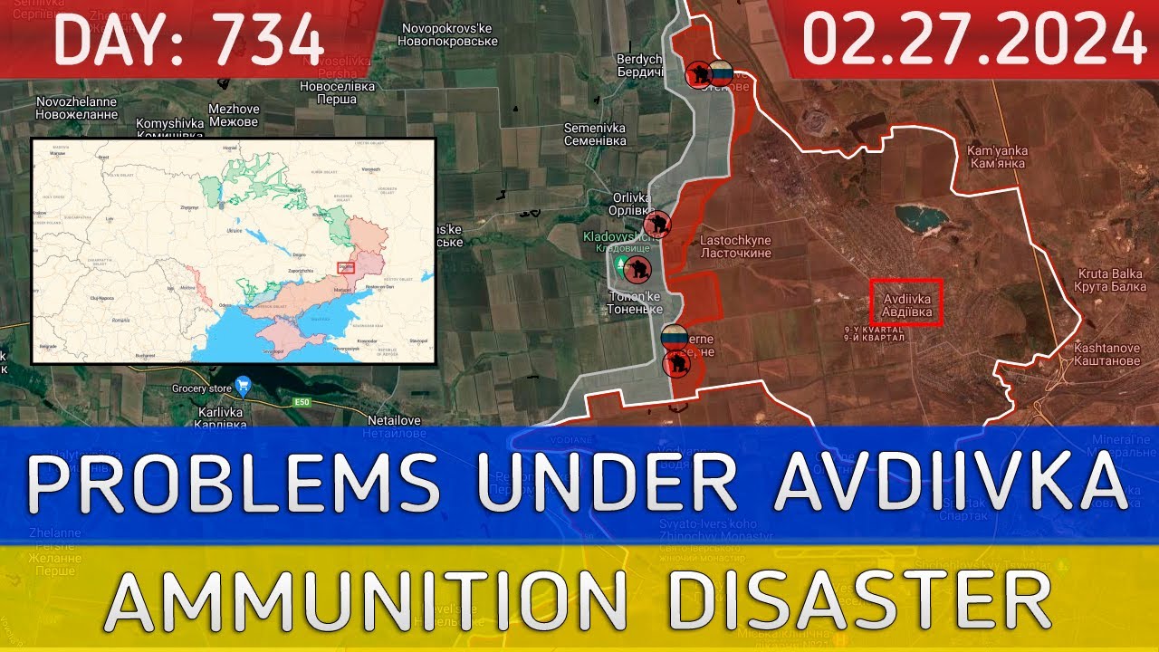 State of the defense line near Avdiivka | Military summary Ukraine war ...