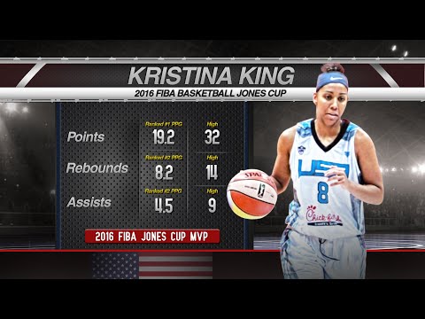 Kristina King- MVP of the 2016 FIBA Basketball Jones Cup