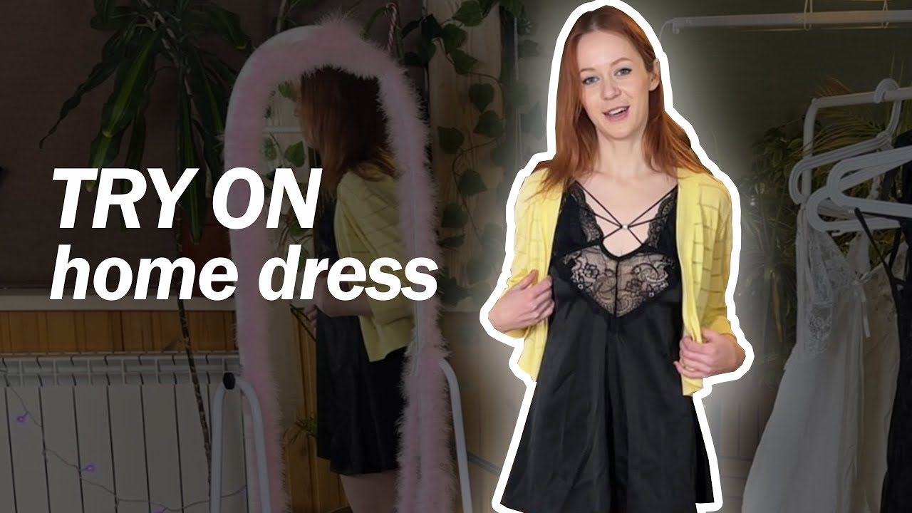 Try On Haul Silk Home Dresses Youtube
