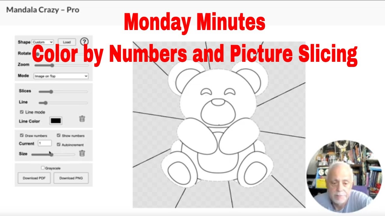 Monday Minutes - Color By Numbers and Picture Slicing - YouTube