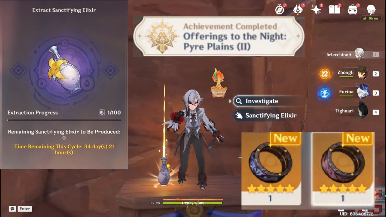 Genshin Impact 5.2 Location Tribal Secret Spaces Flower Feather Clan and Masters of the Night ...