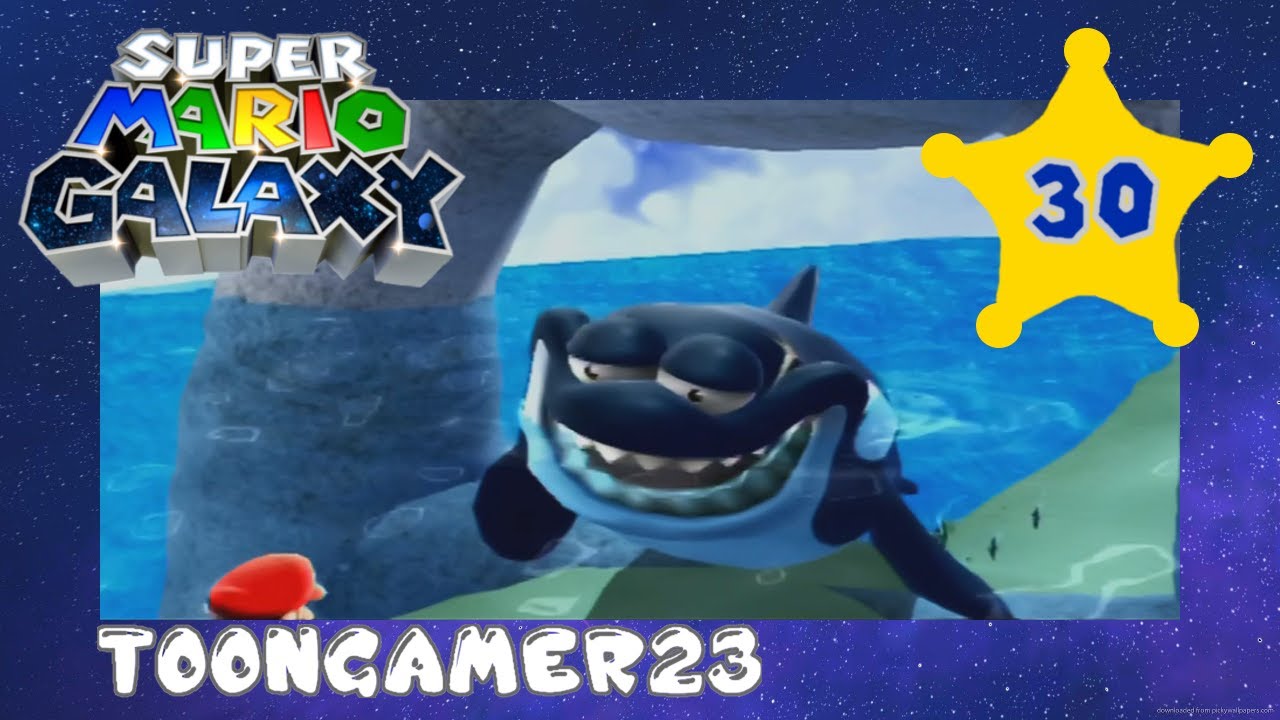Let's Play Super Mario Galaxy Part 30 - Guppy's Chase/ Cosmic Mario Sea ...