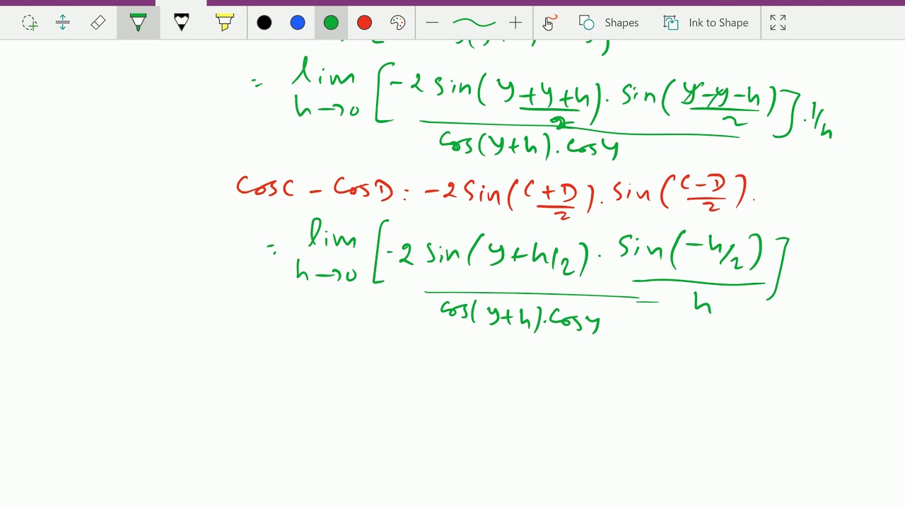 Differentiation Differentiation Of Sec Inverse X 16 Youtube