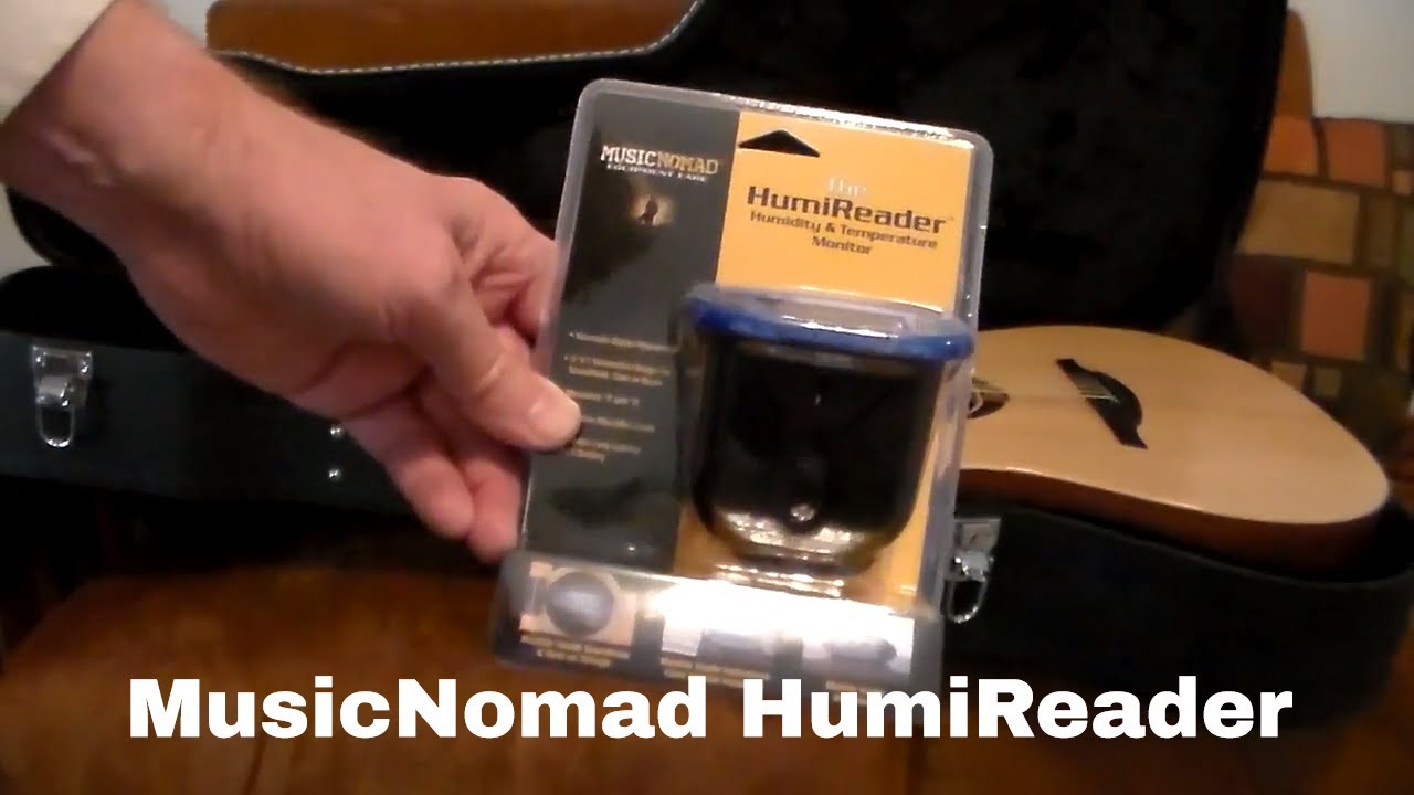 MusicNomad HumiReader Guitar Case Temperature & Humidity Monitor - YouTube