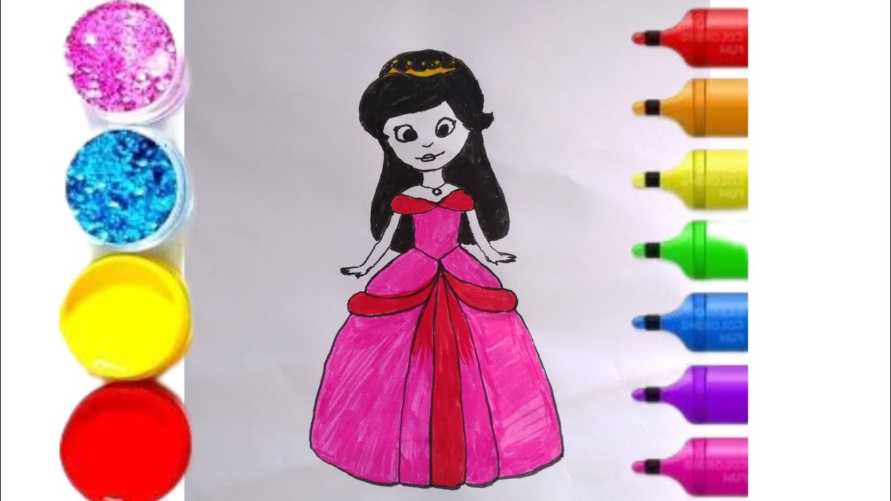 How to draw a cute doll| drawing Barbie girl with easy steps|Doll ...