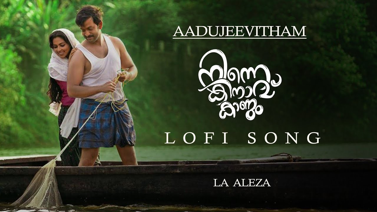 Ninne kinavu kaanum LoFi-aadujeevitham | Omane slow version | Remix |La ...