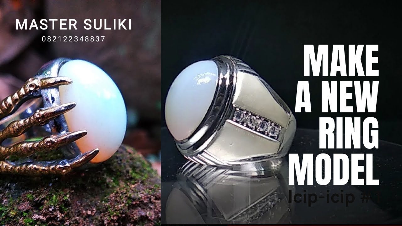 make a men's silver ring with simple tools#jewelry#jewelrymaking - YouTube