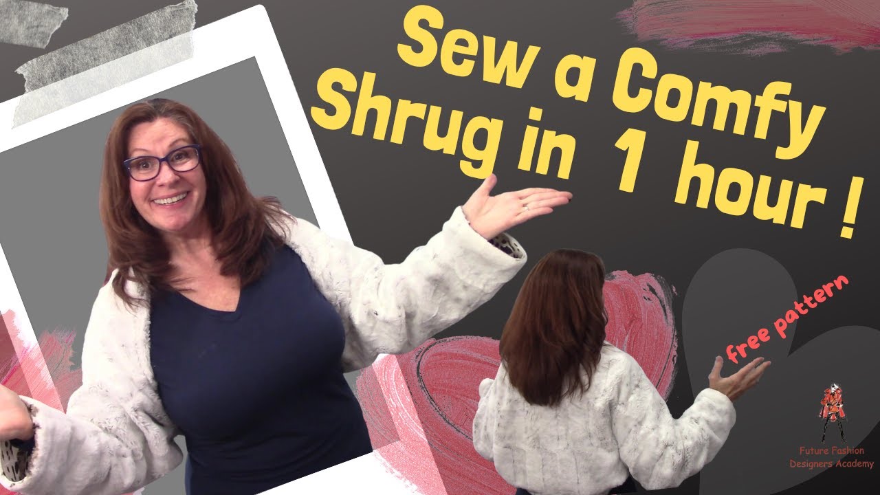 Sew this easy Shrug in an hour! - YouTube