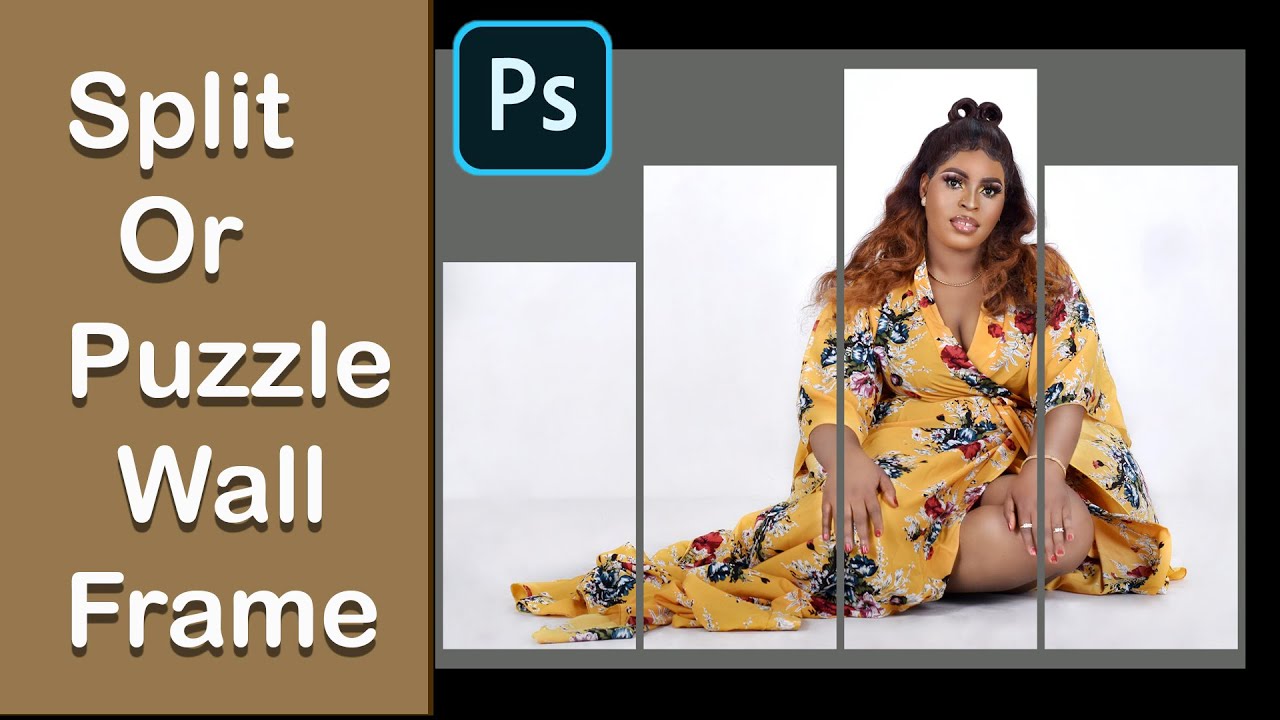 How To Split Image For SPLIT OR PUZZLE ART FRAME In Adobe Photoshop How To Split Image For SPLIT OR PUZZLE ART FRAME In Adobe Photoshop