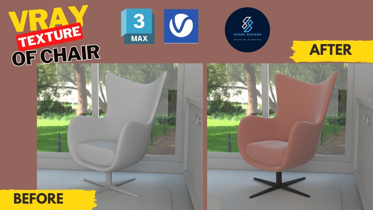 Texture in Vray: Session 1 - Applying Realistic Textures to Chair ...