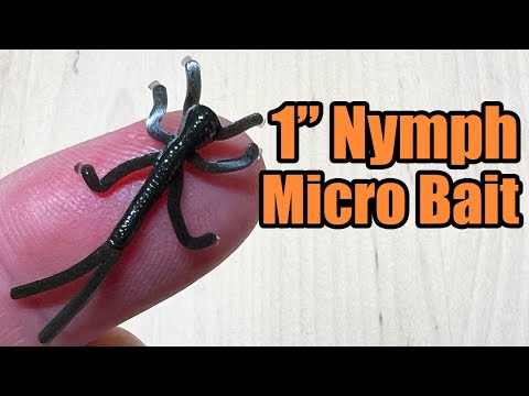 Nymph - Tiny 1" Micro Fishing Bug Bait - Great Ice Fishing Plastic ...