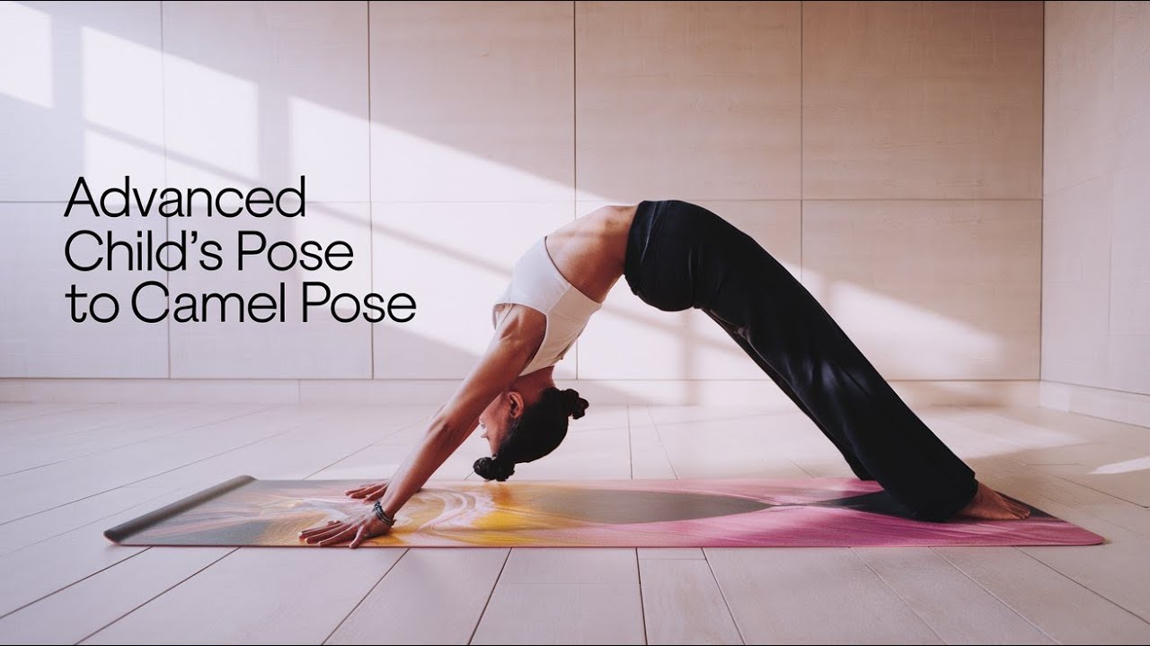 How to do Yoga Practice: From Child's Pose to Camel Pose Advanced for ...