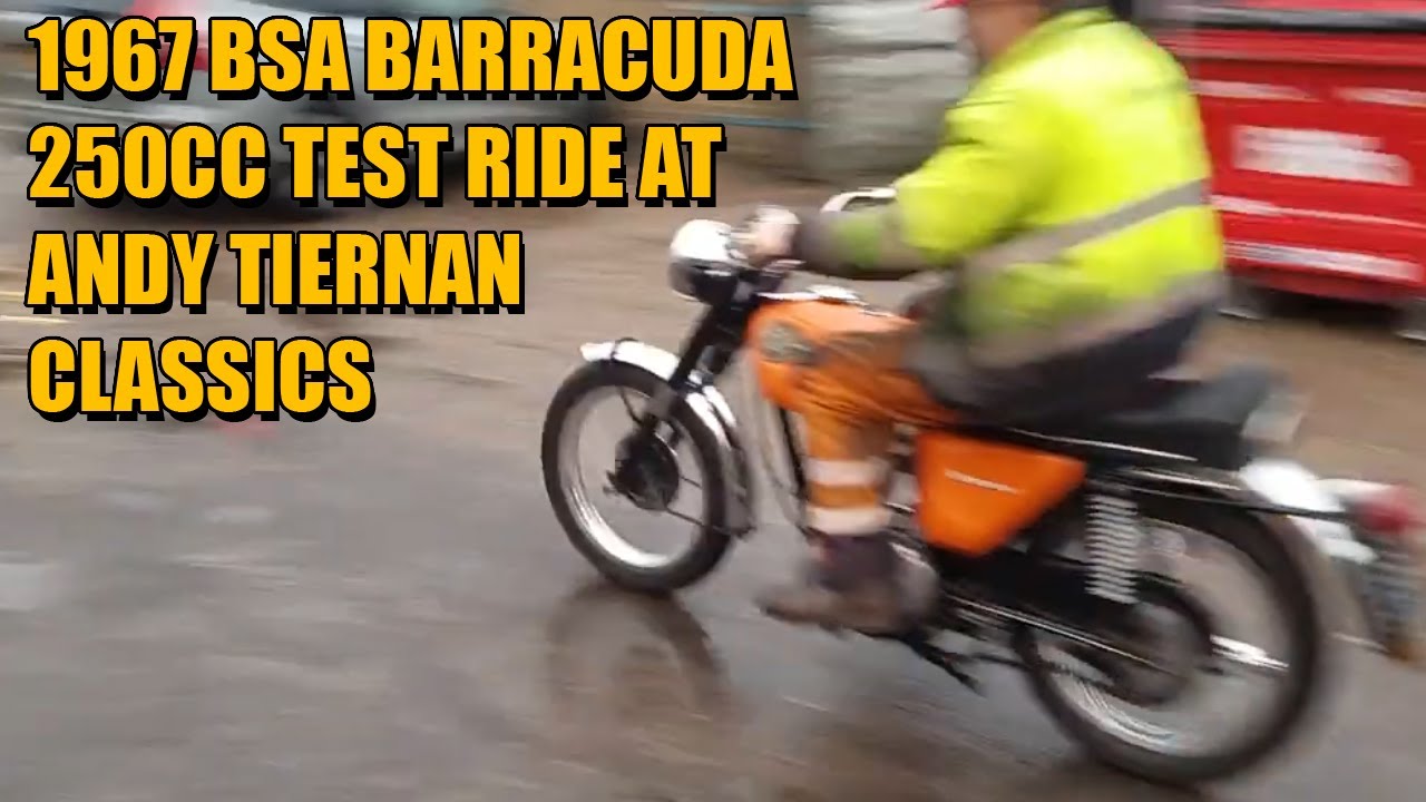 1967 BSA Barracuda 250cc at Andy Tiernan Classics #09424BSA - YouTube