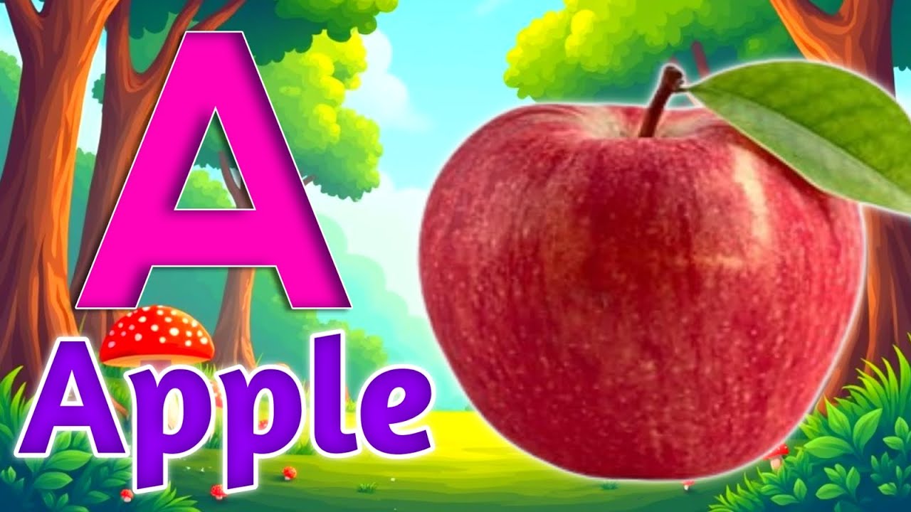 Phonics Song with TWO Words - A For Apple - ABC Alphabet Songs with ...
