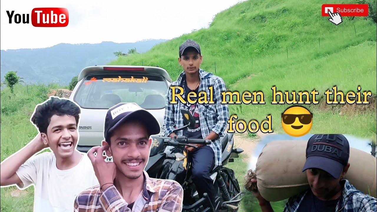 Real men hunt their food 😎😂@Dajyu #pahadilifestyle - YouTube