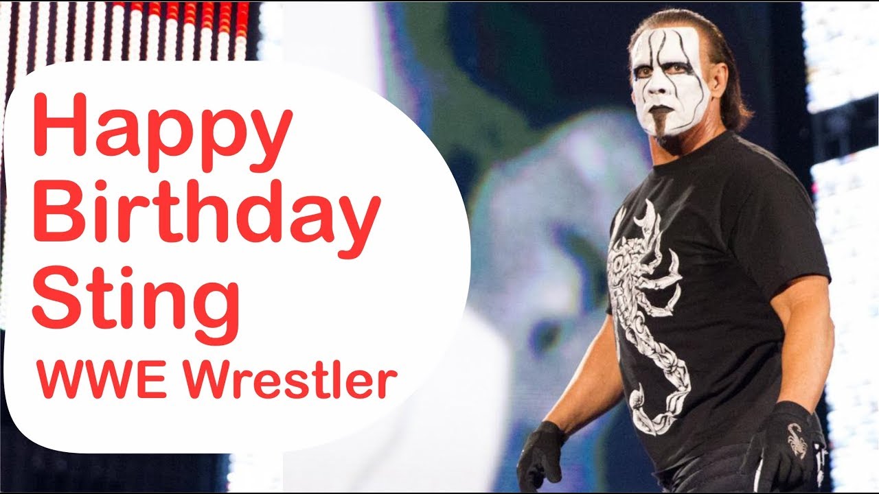 World Heavyweight Champion Sting birthday today, WWE Wrestler | WWF ...