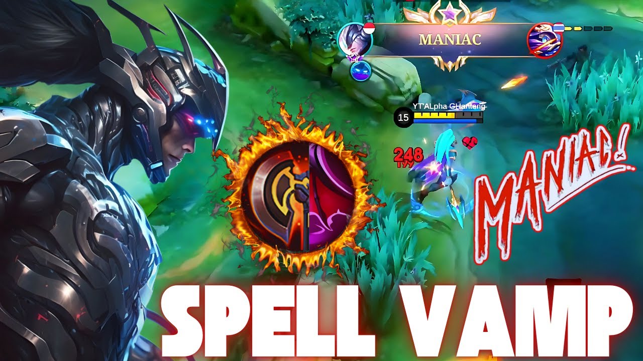 Maniac, War Axe Dan Sayap Item Wajib Alpha 'SPELL VAMP' Build alpha ...