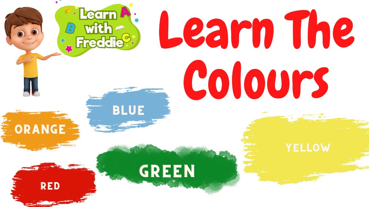 Learn the Colours - RED - BLUE - GREEN - ORANGE - YELLOW - Infant and ...