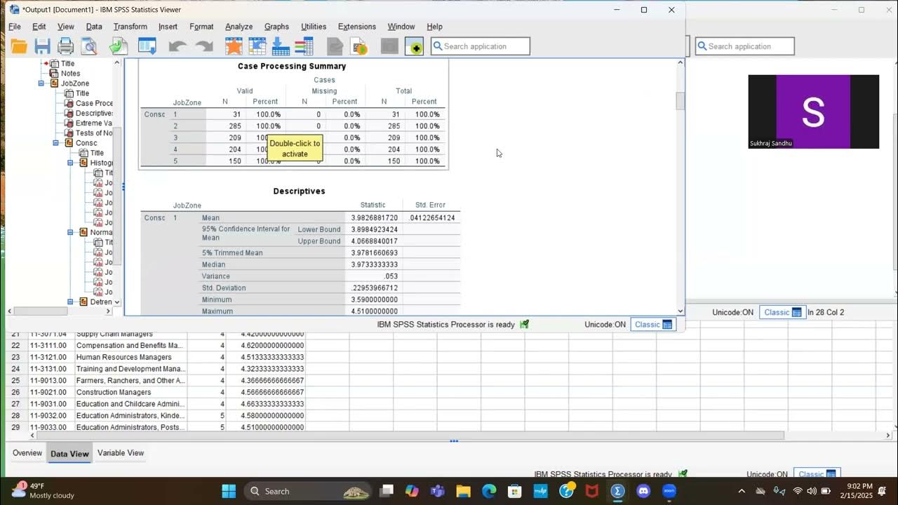 Demo 1: Summarizing Data in SPSS - YouTube