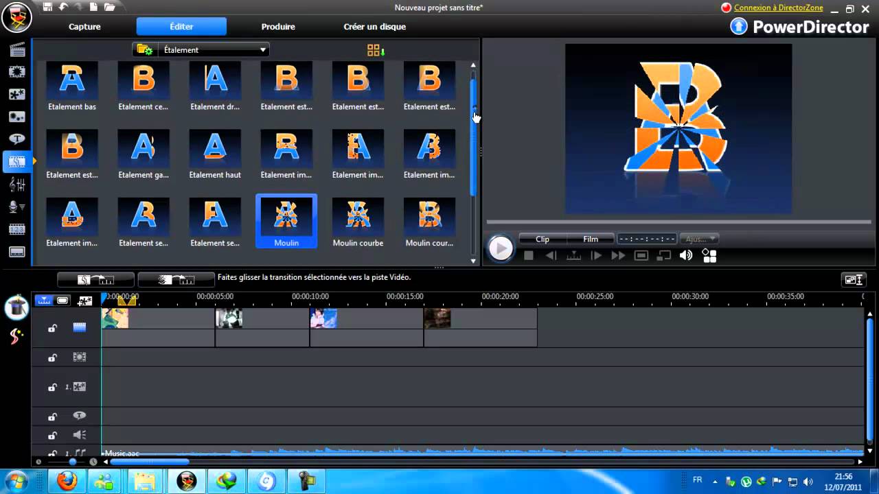 PowerDirector 8 - الدرس الثالث - YouTube