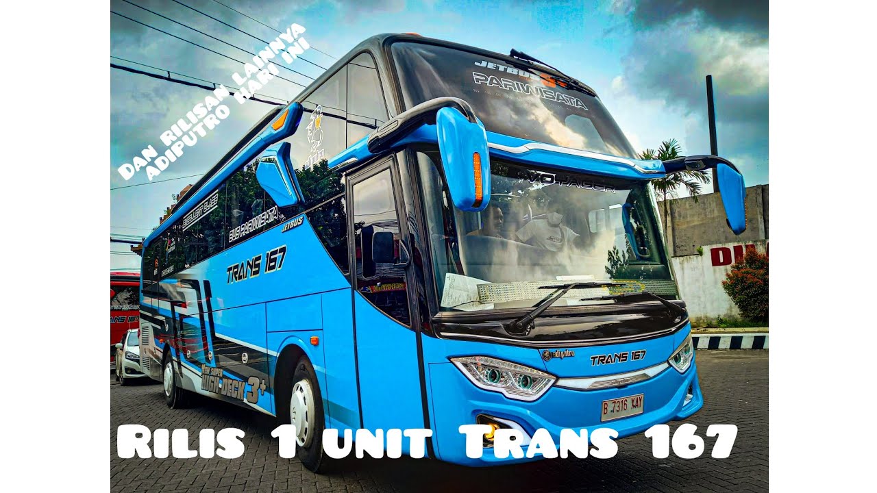 Rilis 1 Unit Bus Trans 167 dan Rilisan Bus Lainnya Hari Ini - YouTube