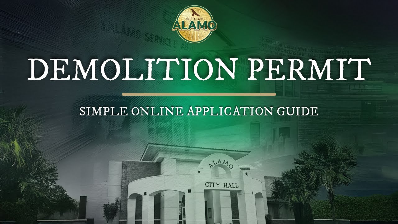 Demolition Permit | Simple Online Application Guide - YouTube