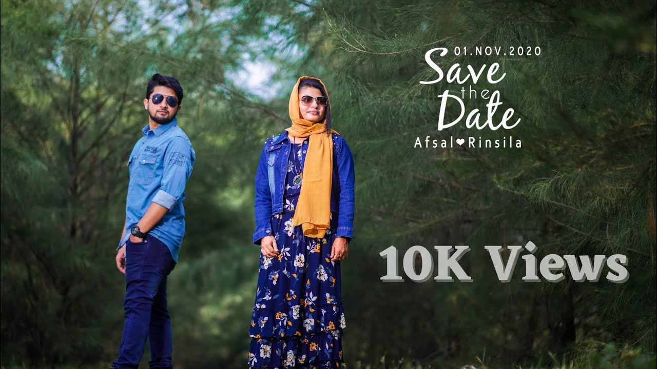 Kerala Muslim Wedding | Save The Date 2020 | Leja Re | AFSAL with RINSILA | Kerala | Trending ...
