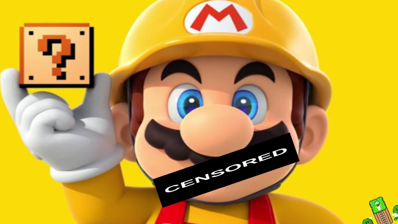 Super Mario Maker 2 Update Censored edition - YouTube