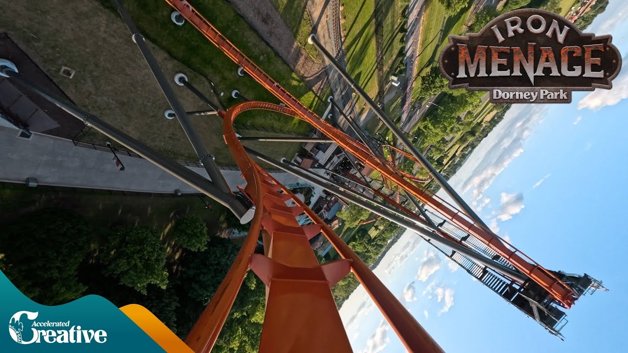 Official Iron Menace on-ride 5K POV @60fps - Dorney Park, Allentown PA ...