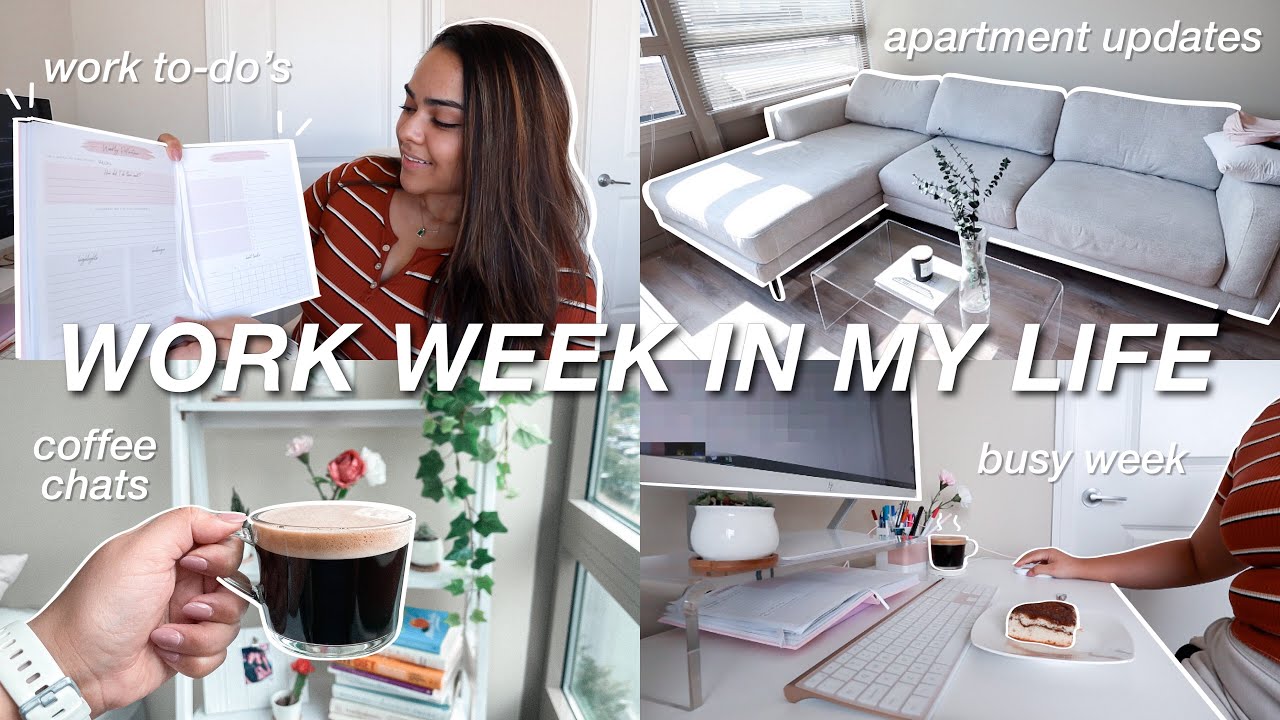 WORK WEEK IN MY LIFE | 9-5 in dc, staying motivated at work, burnout ...