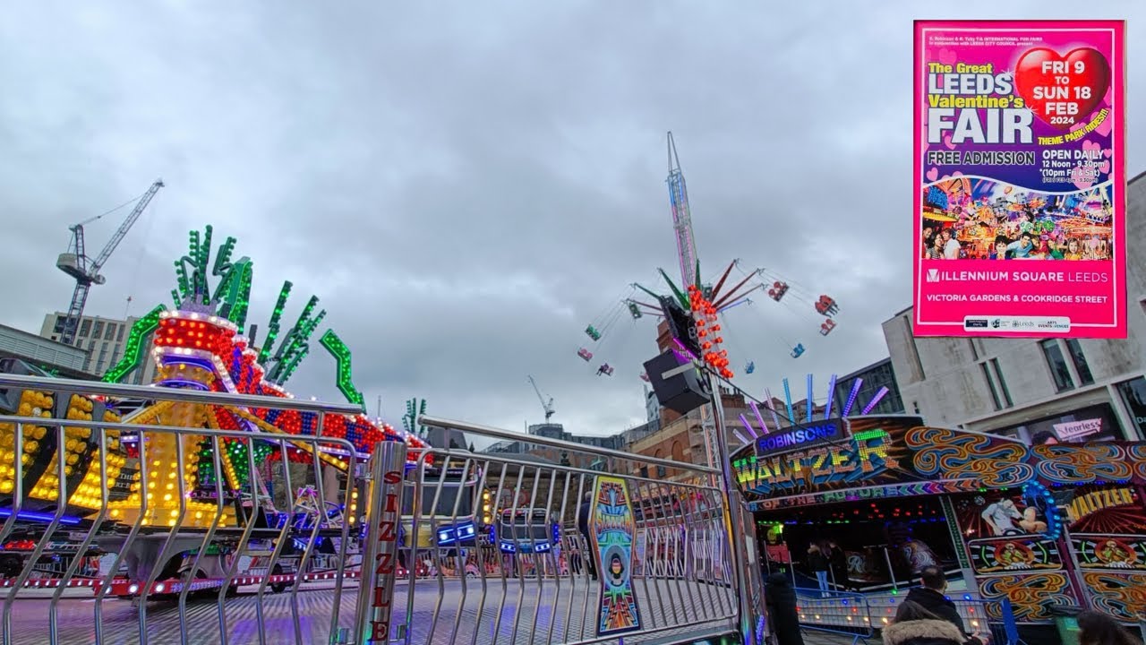 At The Great Leeds Valentines Fair, NEW SIZZLER, Vlog, Saturday 17th ...