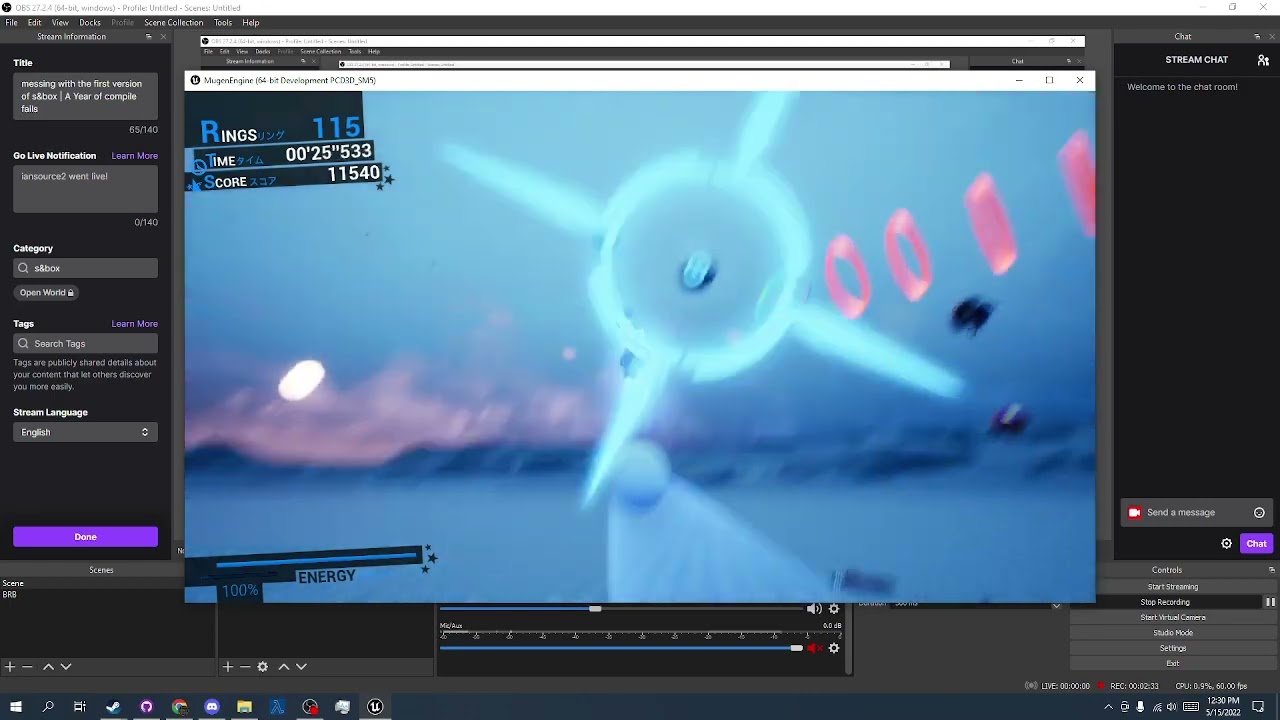 Sonic Infinity Engine UE5.0.1 Import Test - YouTube