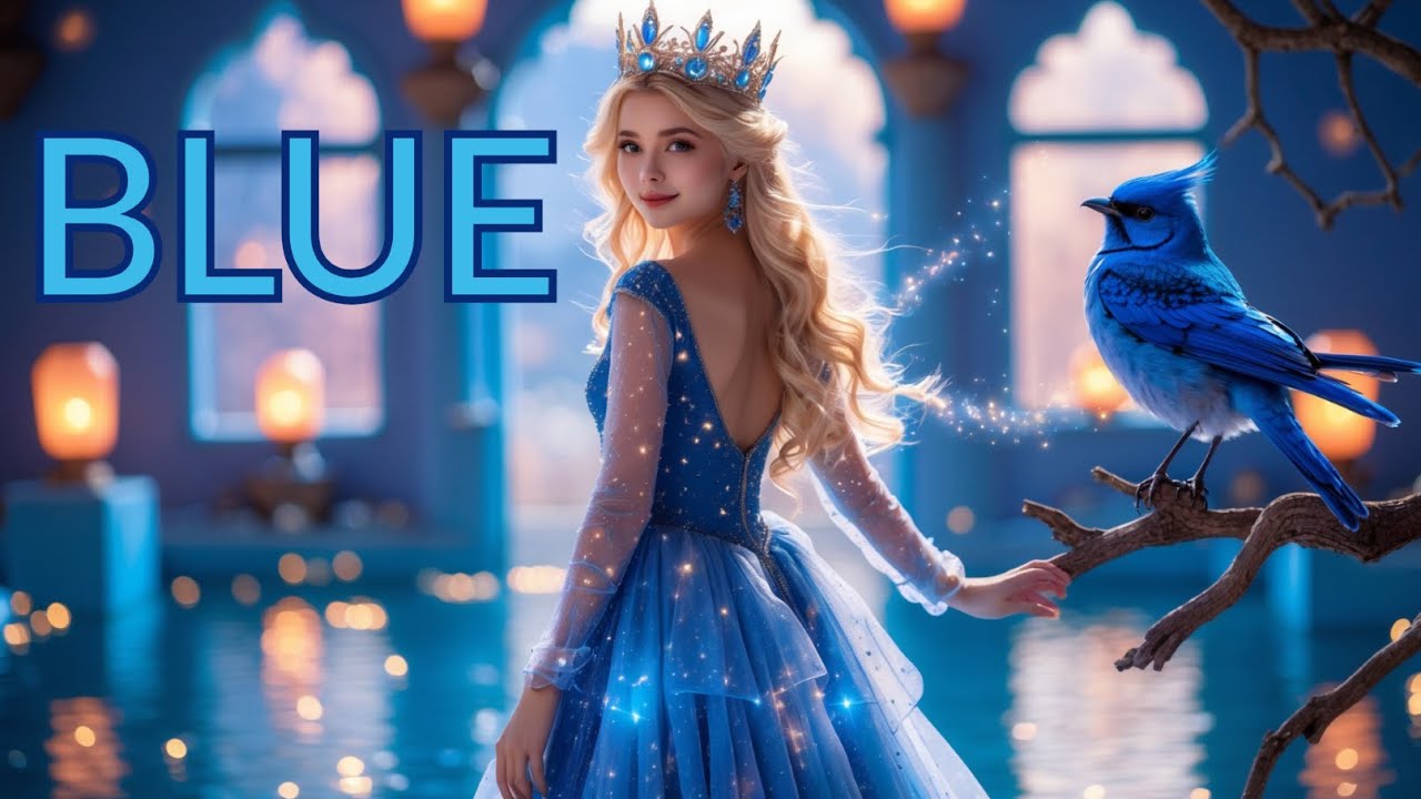 Learn the color BLUE | Magical Fairy Tale Adventure for Kids | Learning ...