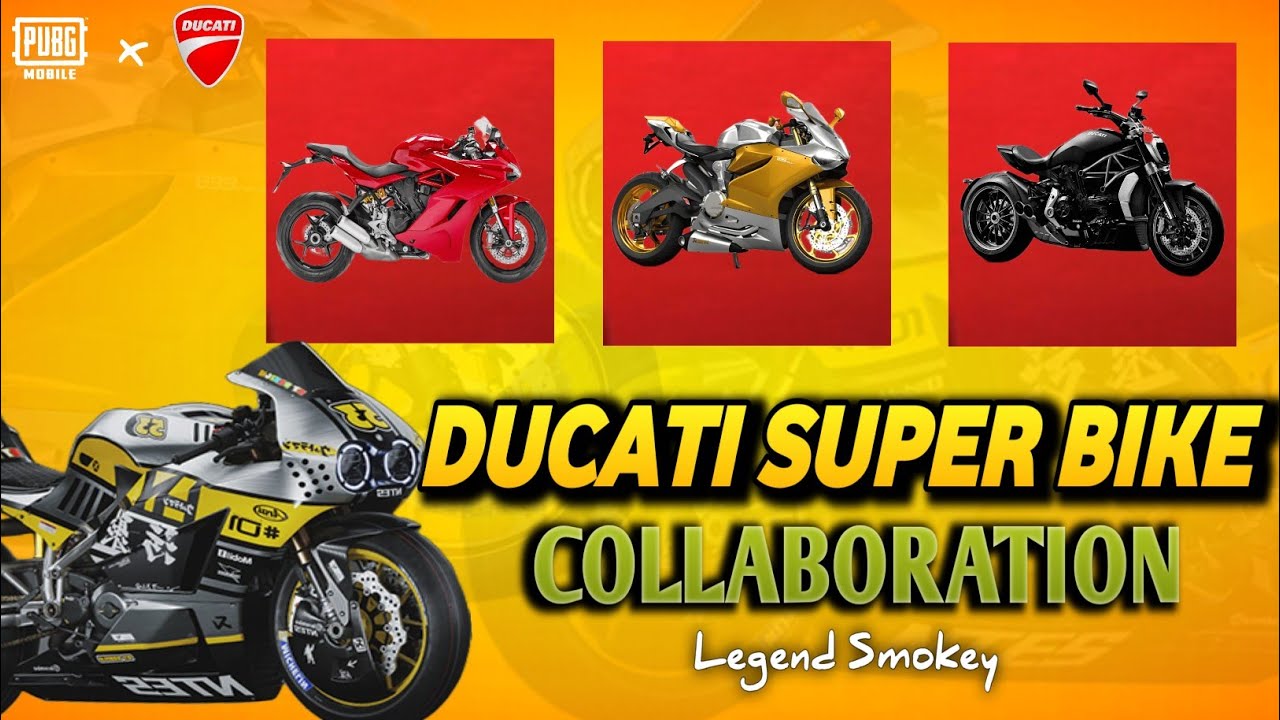 🔥 PUBG Mobile x Ducati Super Bike Skin Collab! | New Super Bike Ducati ...