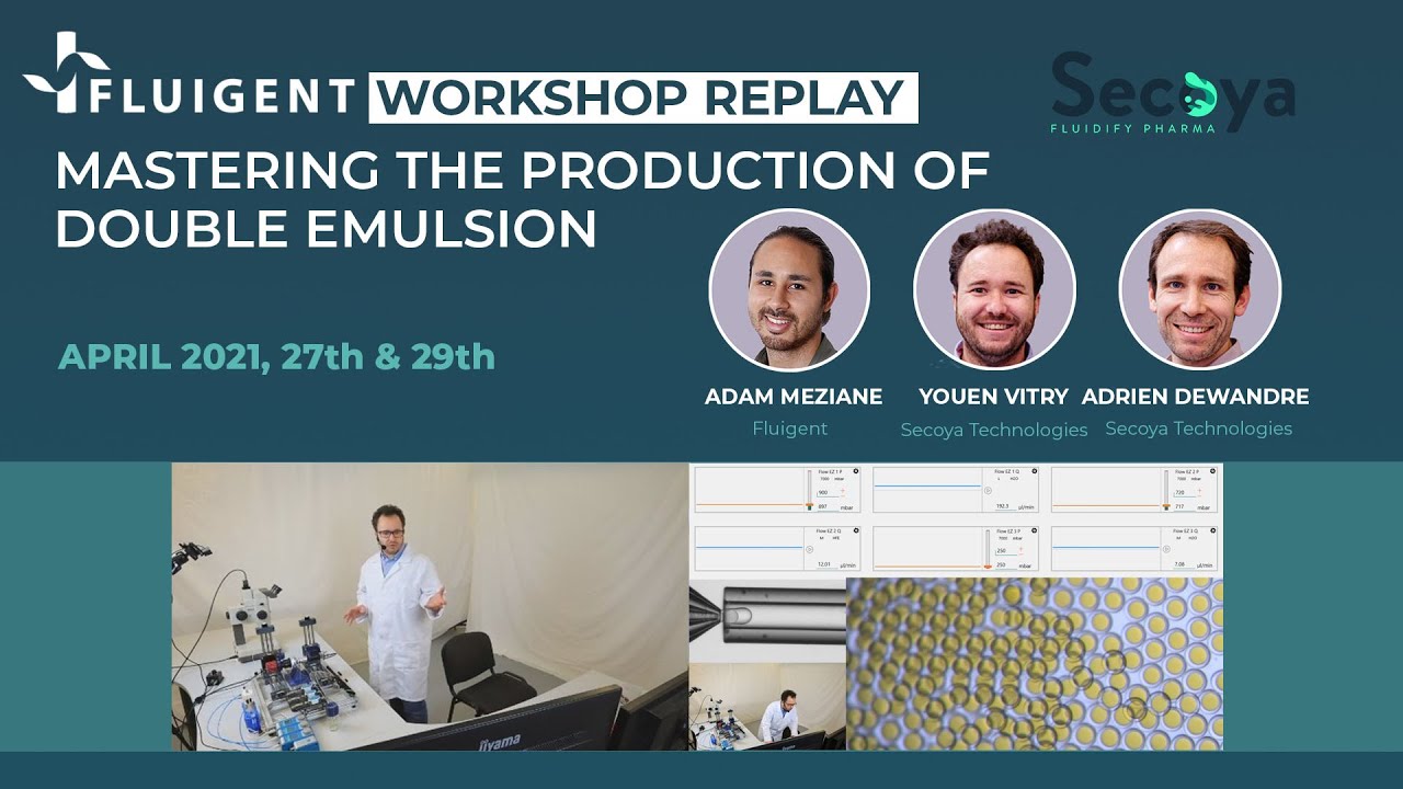 WEBINAR / WORKSHOP REPLAY - Master the production of double emulsions ...