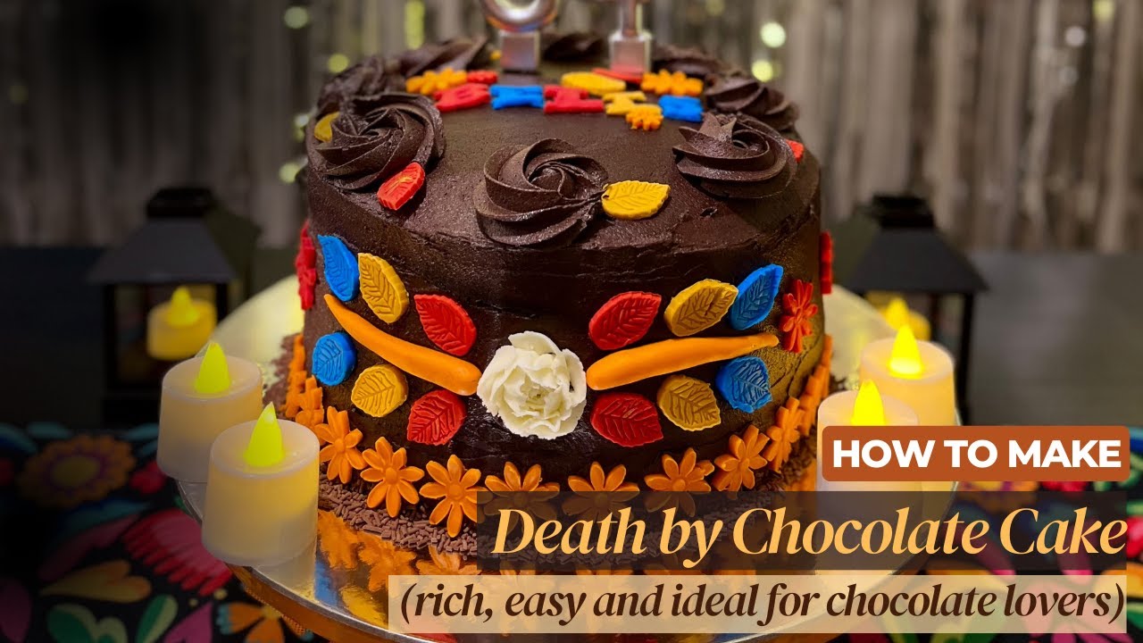 Death by Chocolate Cake | How to Make | Coco Themed Cake - YouTube