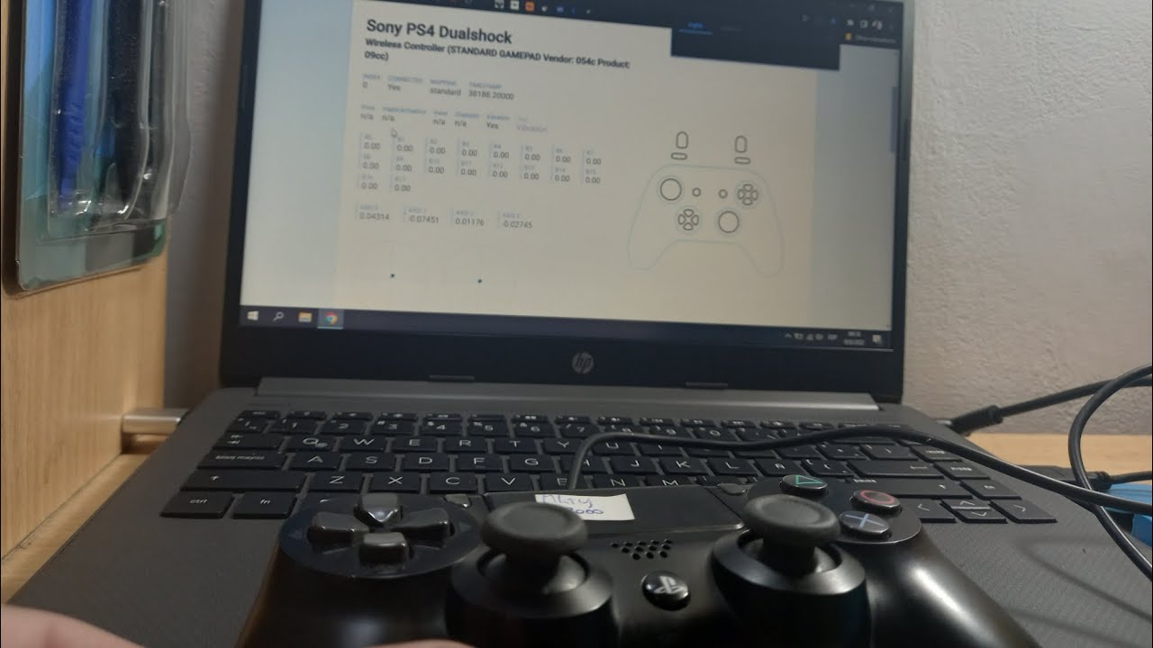 Testear probar analizar joystick PS4 online - YouTube