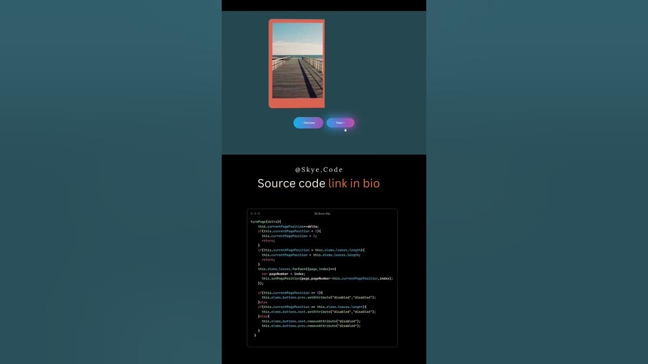 Flip Book📕 Shorts Viral Coding Coder Webdevelopment Html Javascript Codinglove Coding