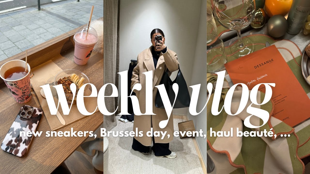 New Balance unboxing, event in Brussels, beauty haul, ... | WEEKLY VLOG ...